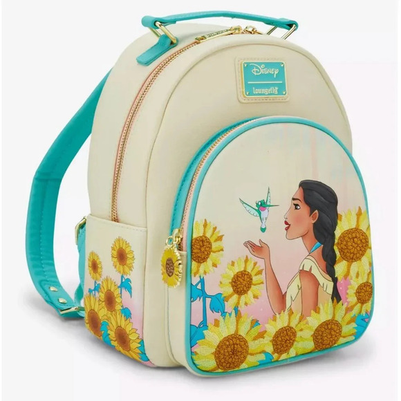 Loungefly | Bags | Loungefly Disney Pocahontas Flit Sunflower Mini ...